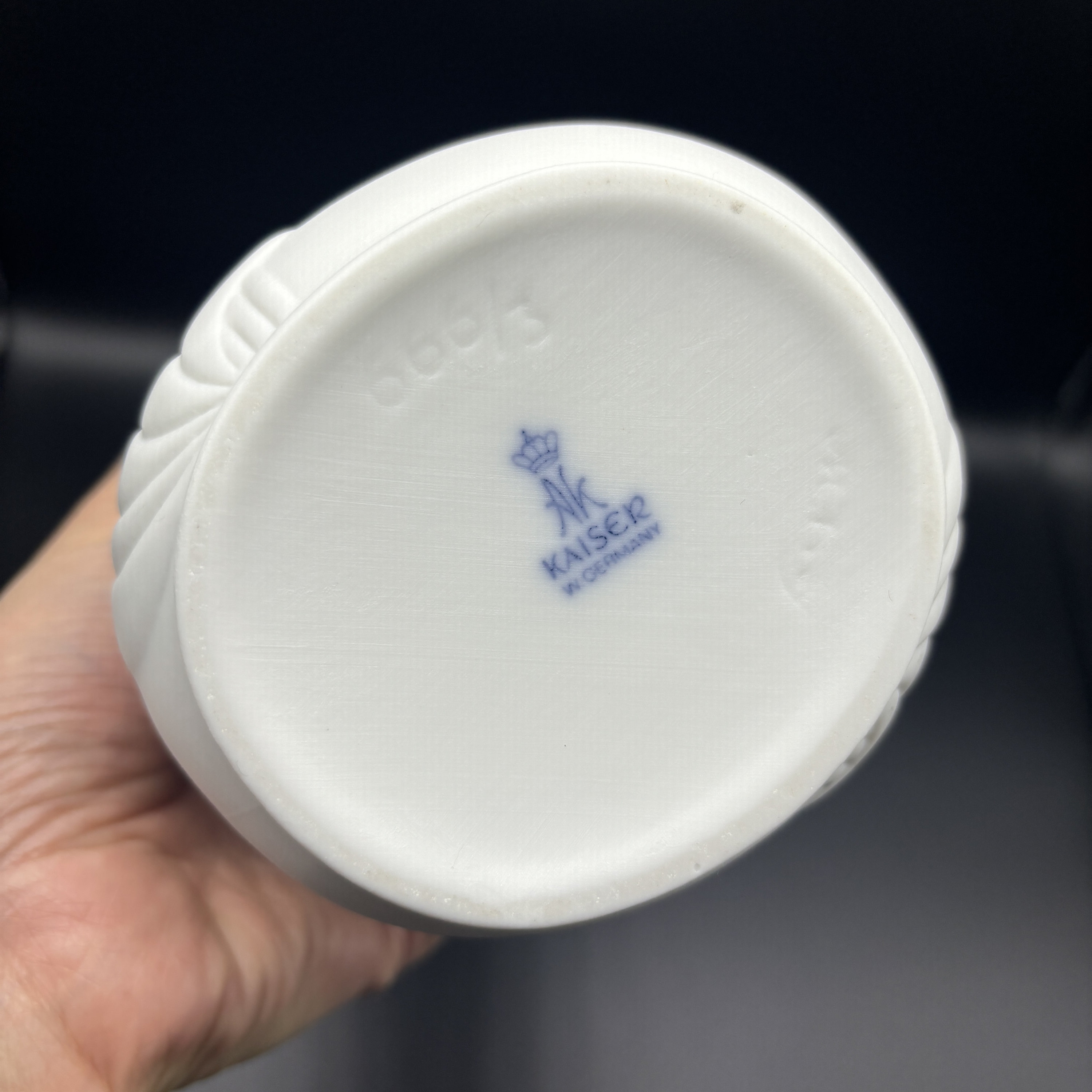 KAISER West Germany Porcelain Vase Signed M. Frey - Etsy