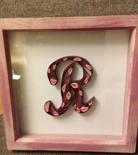 Paper Quilled Alphabet - Etsy