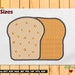 Bread Machine Embroidery Design Files Pattern 20 Sizes All Formats Food ...
