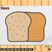 Bread Machine Embroidery Design Files Pattern 20 Sizes All Formats Food ...