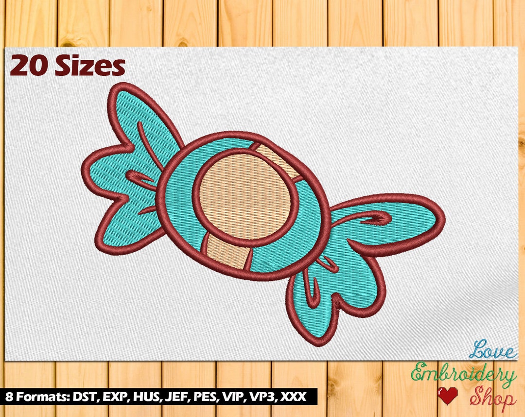 Candy Machine Embroidery Design File Pattern 20 Sizes All Formats Food ...