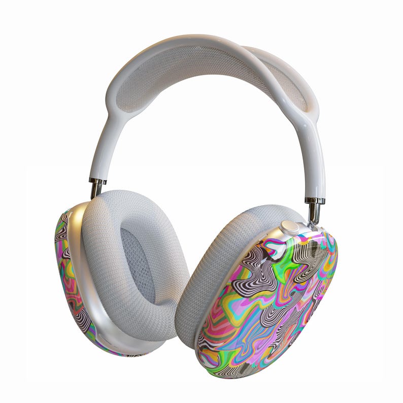 Psychedelic Drippy Airpods Max Case | Snap on Air Pods Max Cover ...