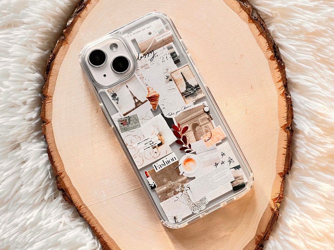 French Mood Board Collage Phone Case for iPhone 17 16 15 14 13 Pro 7 8 ...