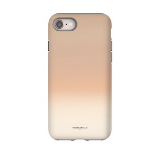 Minimal Pale Nude Ombre Phone Case for iPhone 15 14 13 12 Mini Pro XS ...