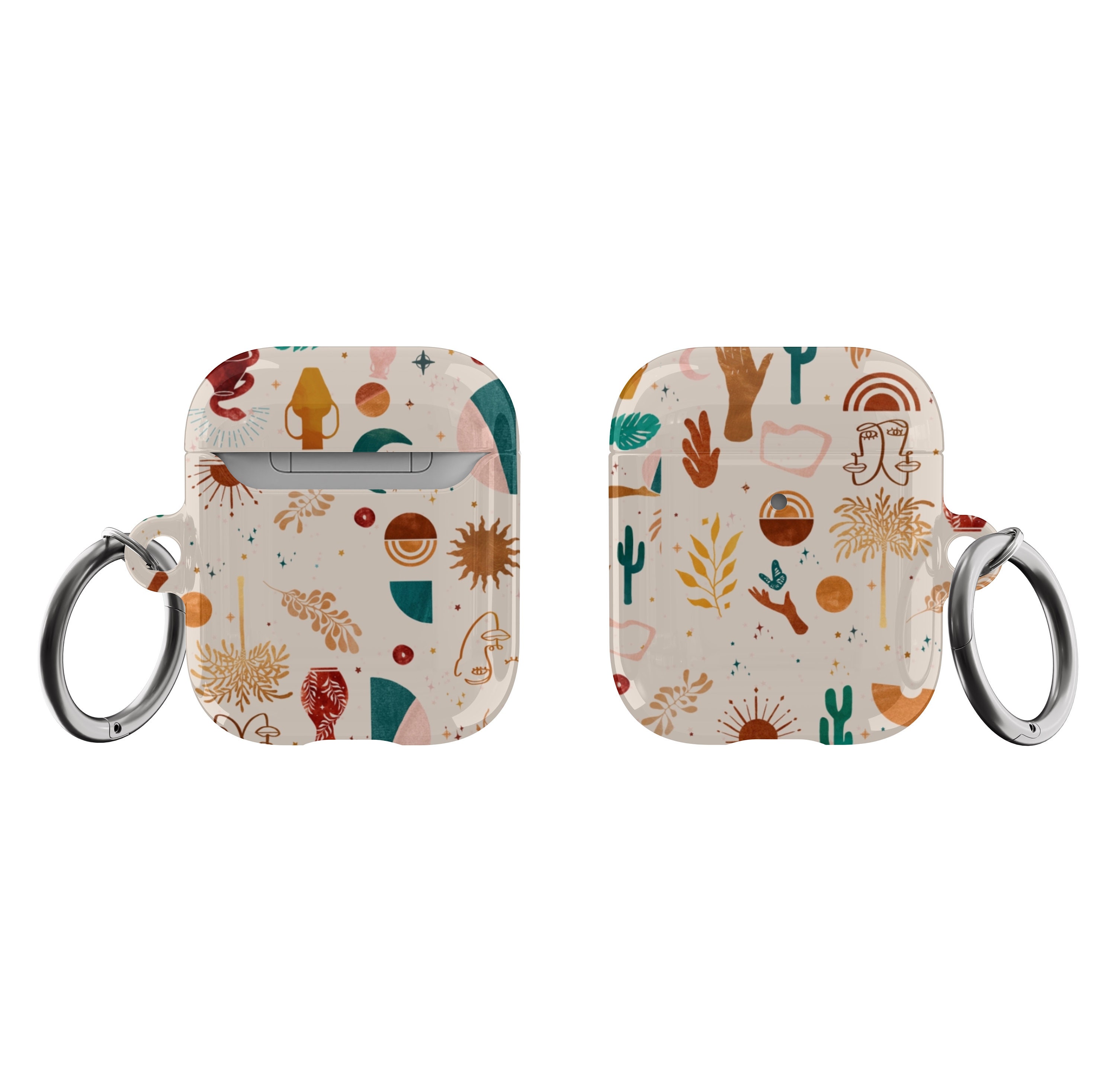 Modern Abstract Boho Shapes AirPods Case Aesthetic Air Pods | Etsy