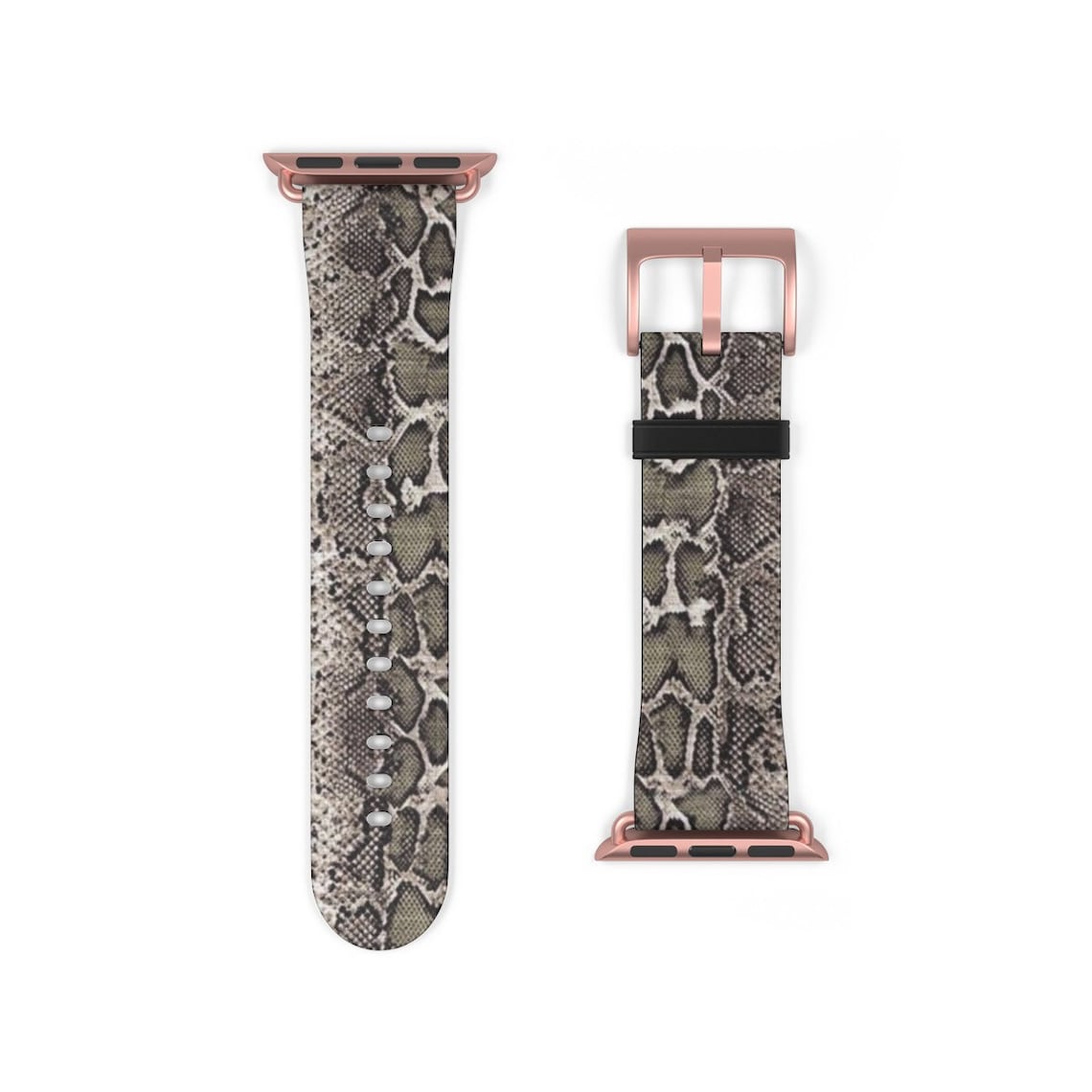 Snake Skin Snakeskin Python Print Apple Watch Band for Series 3 4 5 6 7 ...