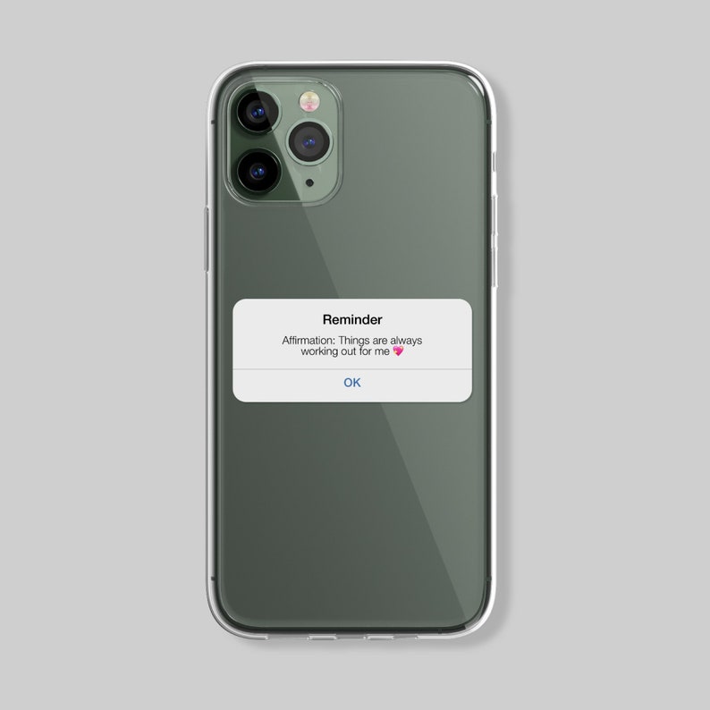 Fake Reminder Notification Phone Case Custom Phone Case iPhone | Etsy