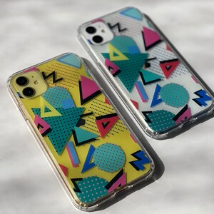 Phone Case Retro Vintage Memphis 80s 90s Cover for iPhone 17 Air 16e 15 ...