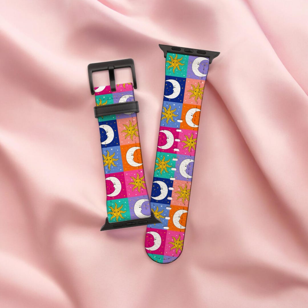 Eclectic Sun and Moon Apple Watch Band - Fits All Apple Watch Series 1 ...