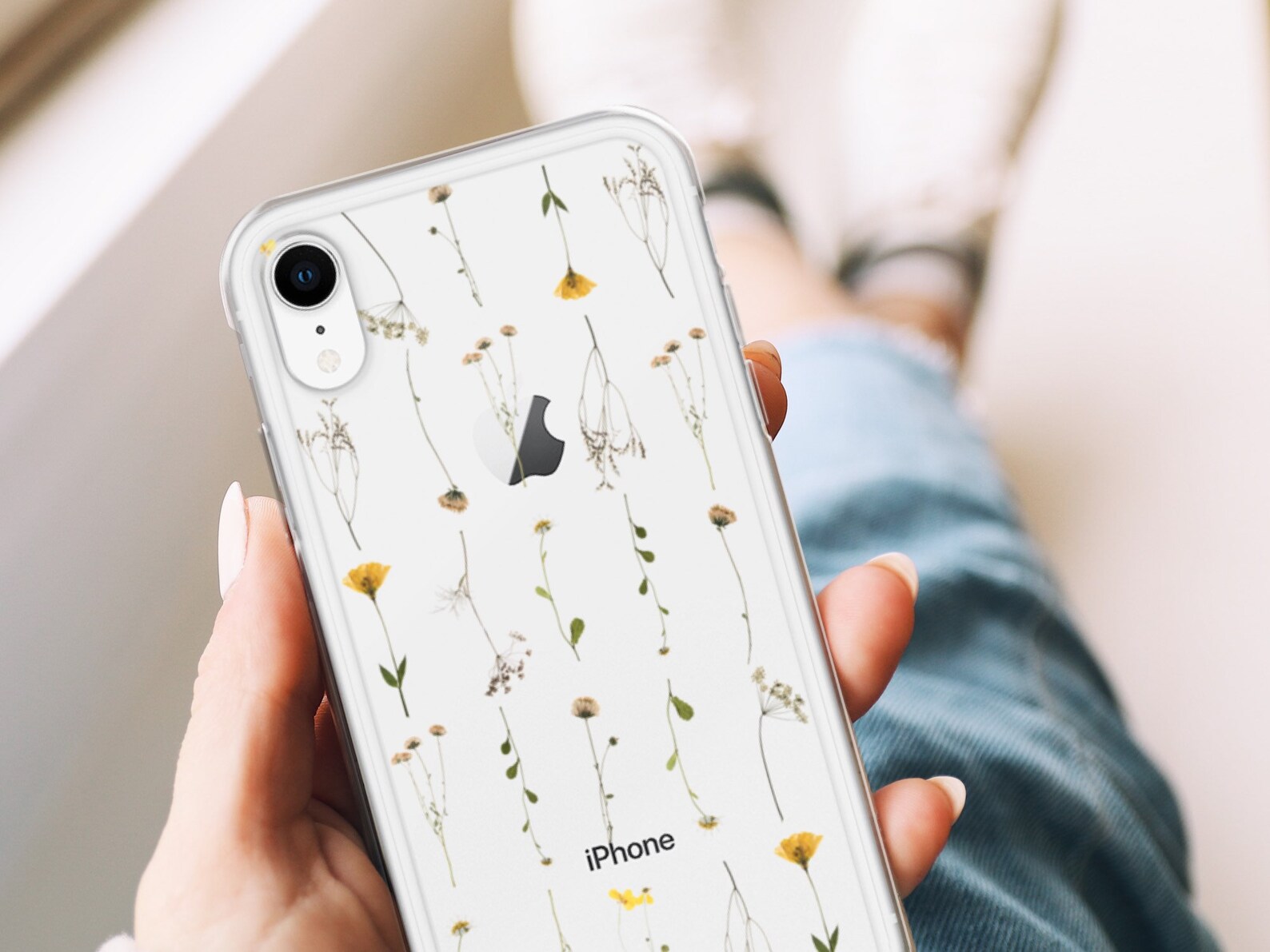 Minimal Cute Wildflower Print Phone Case for Iphone 12 Mini 12 | Etsy