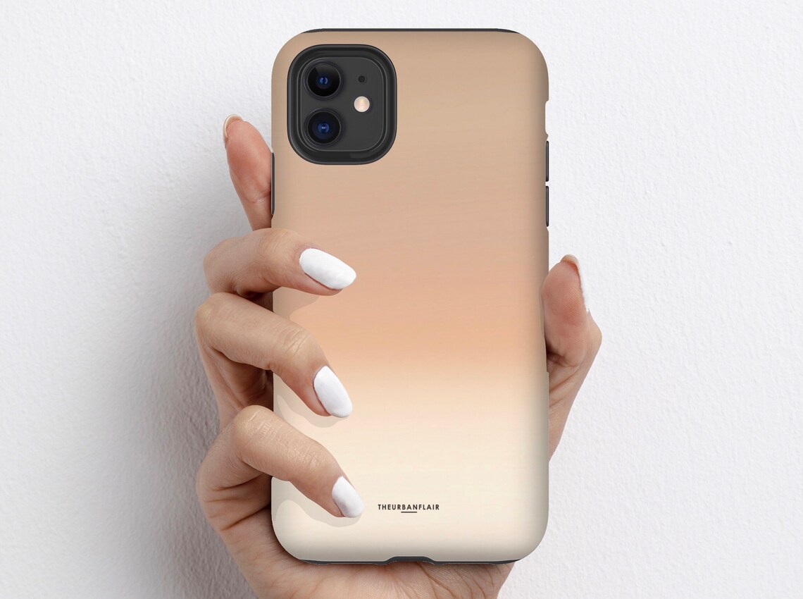 Minimal Pale Nude Ombre Phone Case for Iphone 12 Mini 11 Pro | Etsy