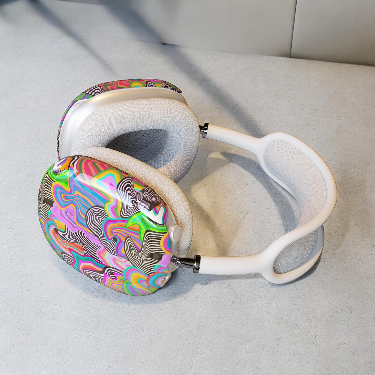 Psychedelic Drippy Airpods Max Case | Snap on Air Pods Max Cover ...