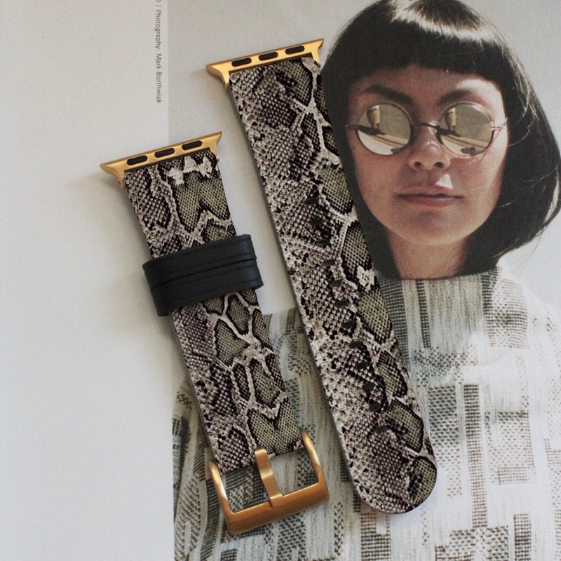 Python Watch Strap Beige - Etsy