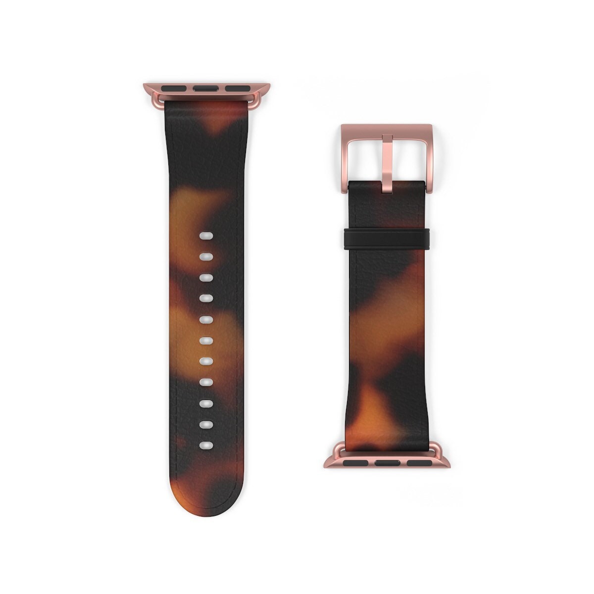 Warm Tortoise Shell Apple Watch Band 38mm 40mm 41mm Watch Straps ...