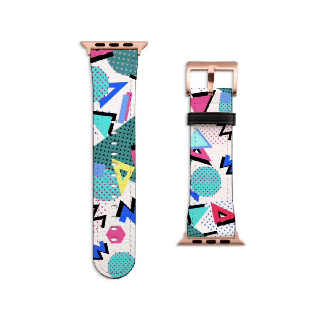 90s Retro Memphis Apple Watch Band 40mm 41mm 42mm 45mm 38mm - Etsy