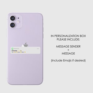 Fake Text Notification Phone Case Custom Phone Case Iphone 14 - Etsy