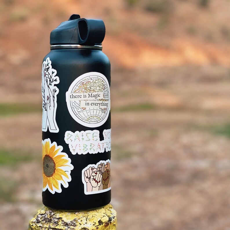 Line Art Decal Waterproof Vinyl Sticker for Waterbottle Laptop | Etsy