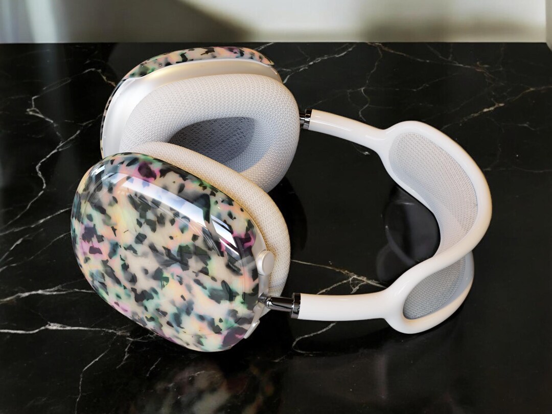 Pastel Cotton Candy Tortoise Shell Print Airpods Max Case | Snap on Air ...