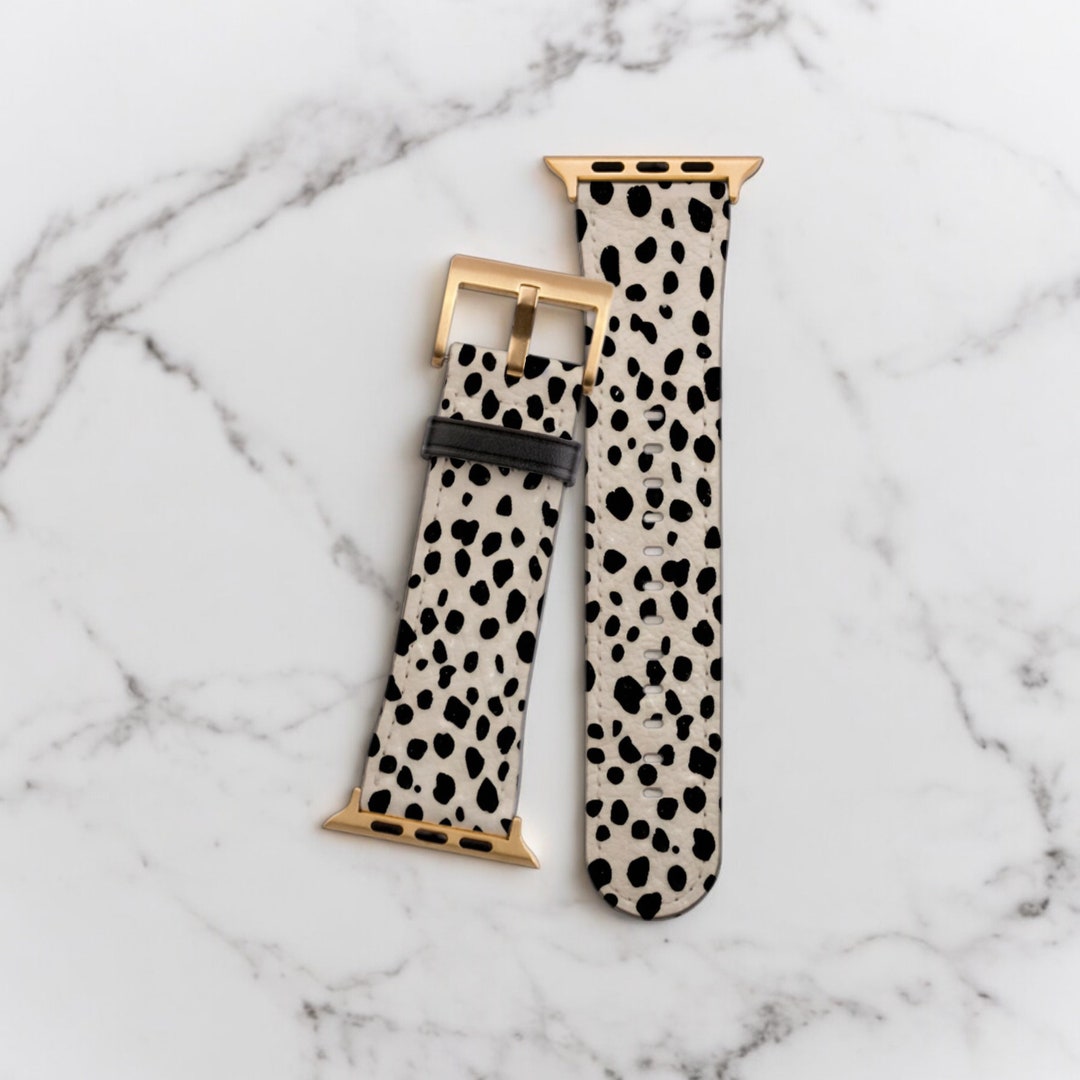 Classy Dalmatian Print Apple Watch Band All Series 38 40 41 42 44 45 46 ...