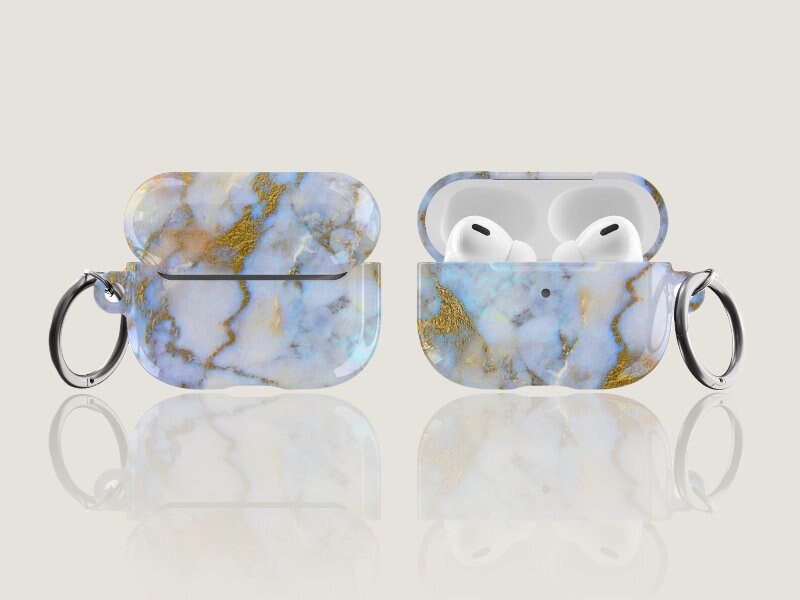 Pretty Opal Marble Airpods Case Aesthetic Air Pods Pro Cover With ...