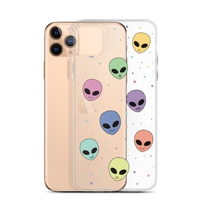 Pastel Alien Phone Case for iPhone 17 16 15 14 13 7 8 SE 2022 S26 S25 ...