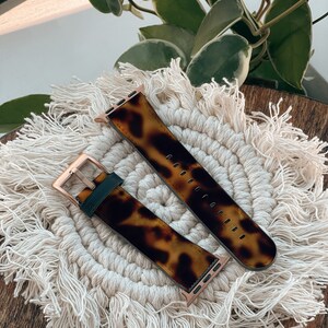 Tortoise Shell Apple Watch Band Tortoiseshell Apple Watch Straps for ...