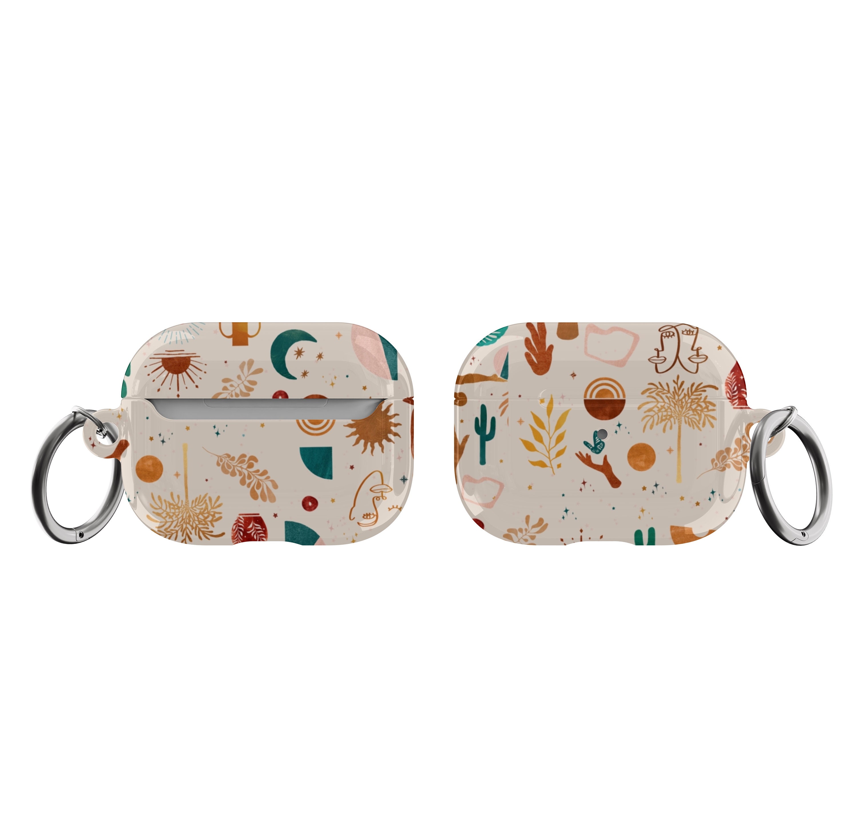 Modern Abstract Boho Shapes AirPods Case Aesthetic Air Pods | Etsy