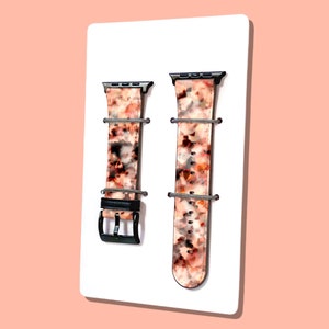 Rose Gold Tortoise Shell Apple Watch Band iWatch Straps | Etsy