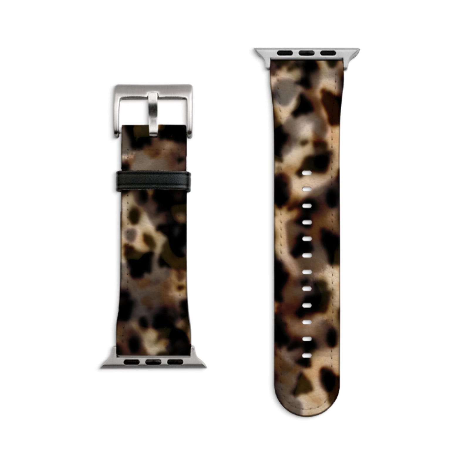 Tortoise Shell Print Apple Watch Band - Fits All Iwatch Series - Sizes ...