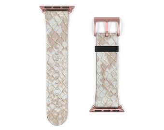 Snake Skin Snakeskin Python Print Apple Watch Band Series 1 2 | Etsy