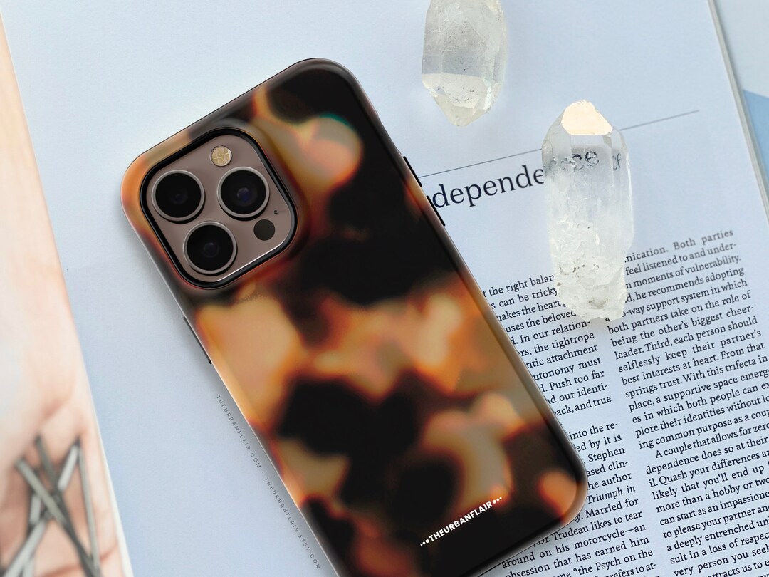 Tortoise Shell Print Phone Case for iPhone 16 15 Pro Max 14 13 12 Mini ...