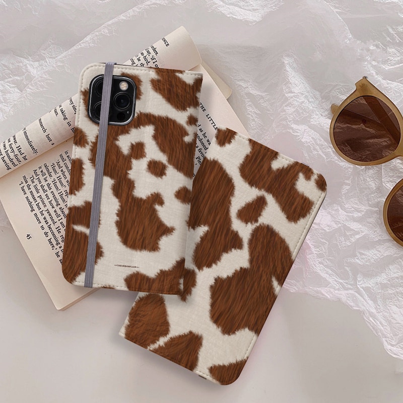 iPhone Cow Hide Phone Case - Etsy