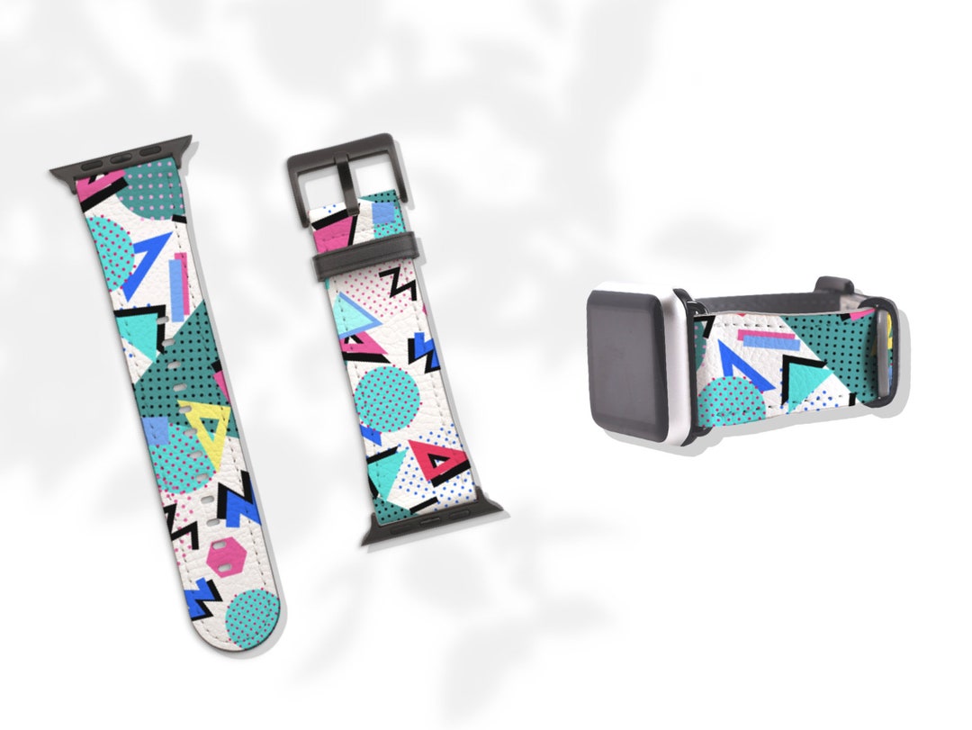 90s Retro Memphis Apple Watch Band 40mm 41mm 42mm 45mm 38mm - Etsy