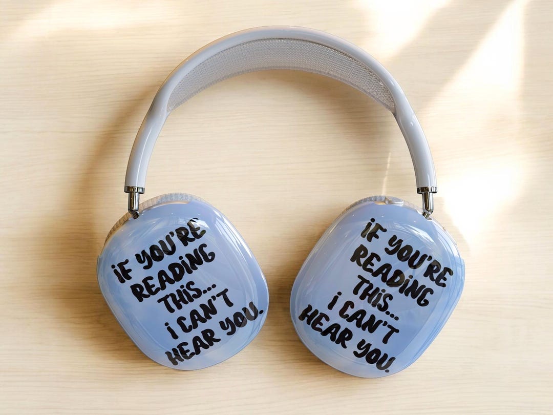 If You’re Reading This, I Can’t Hear You Airpods Max Case | Snap on Air ...