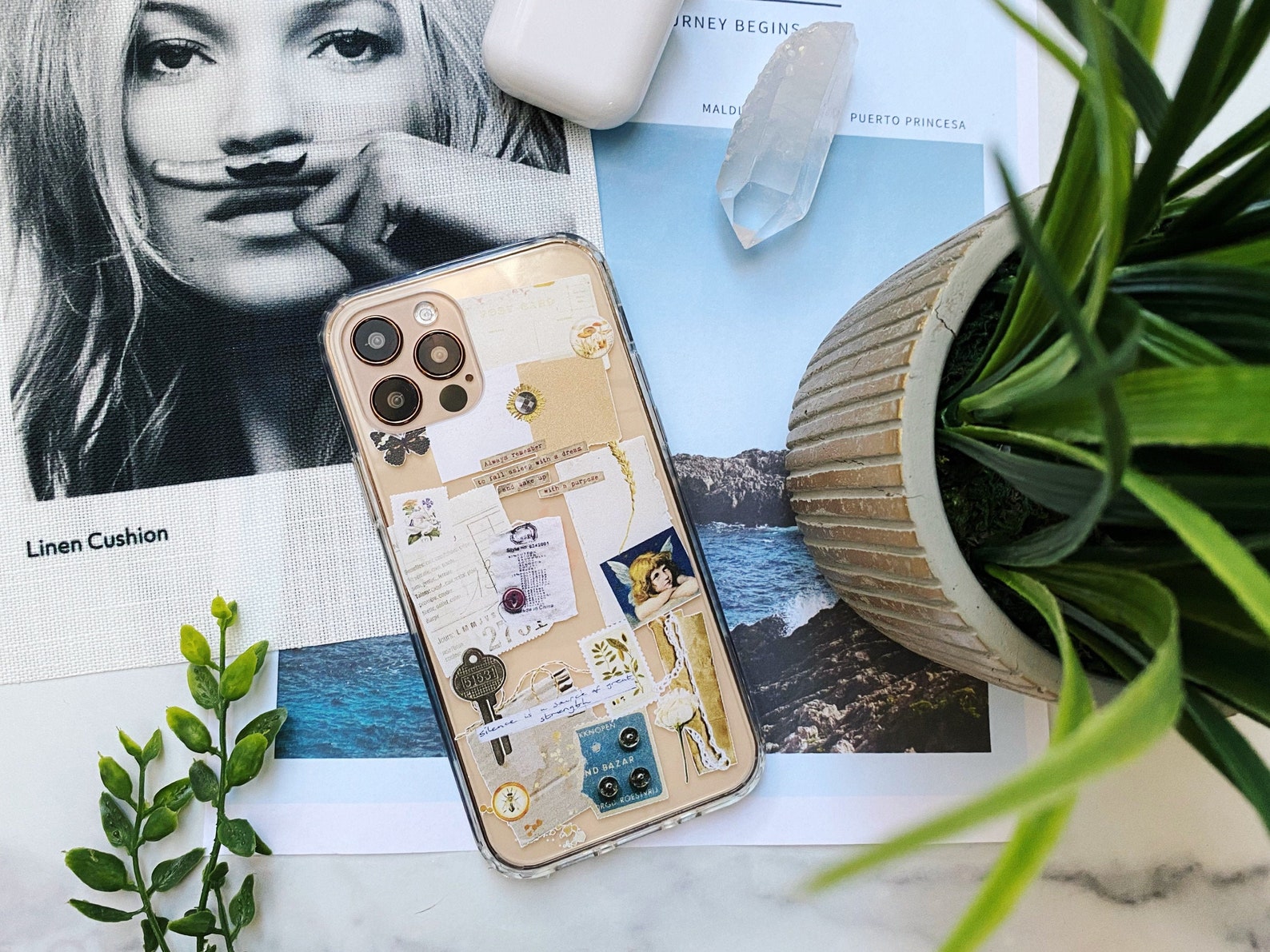 Vintage Collage Clippings Phone Case for Iphone 13 12 Mini 11 | Etsy