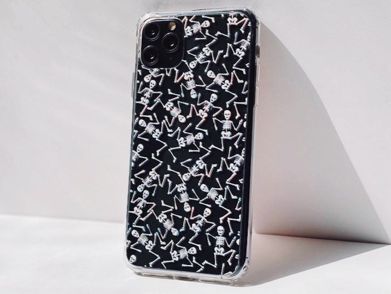 3D Glitch Skeleton Phone Case for Iphone 13 12 Mini 11 Pro Max - Etsy