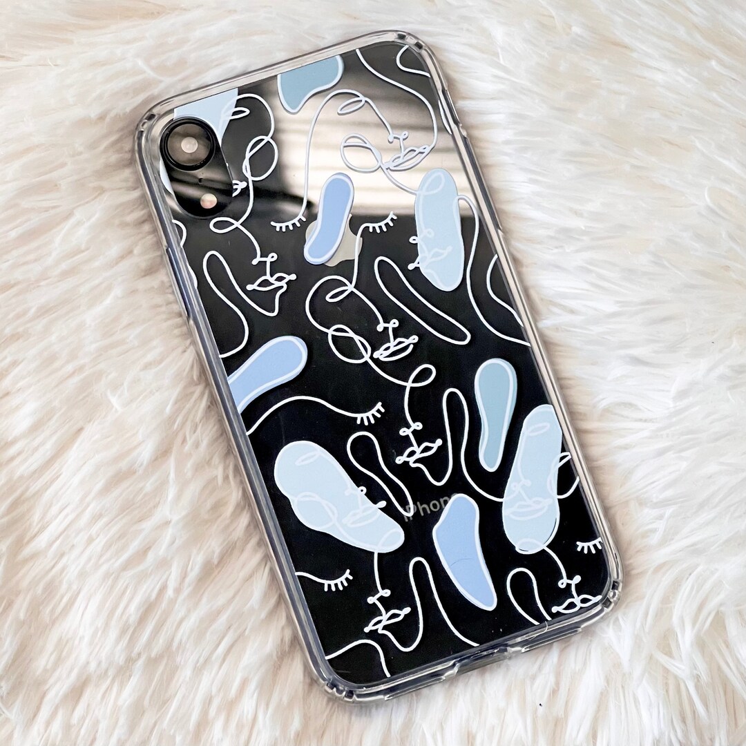 Line Art Faces Phone Case for iPhone 17 16 15 14 13 7 8 SE Magsafe Case ...