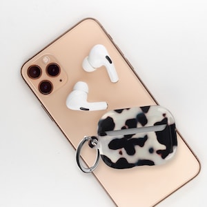 Creamy Tortoise Shell Print Aesthetic Air Pods Case Air Pod Pro Cover ...