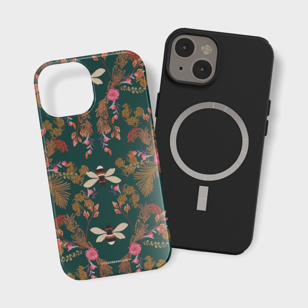 Cute Vintage Bees Magsafe Phone Case for iPhone 16 15 14 13 12 mini ...