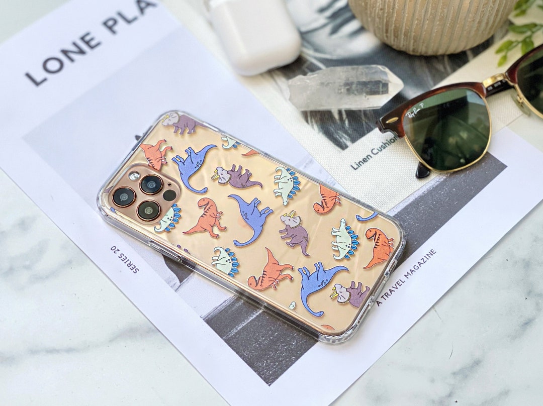 Dinosaur Phone Case for iPhone 16 15 14 13 Pro Max 12 Mini XR 7 8 SE ...