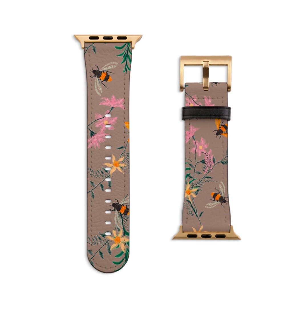 Vintage Bees Chic Apple Watch Band 42mm 45mm 44mm 38mm 41mm 40mm Apple ...