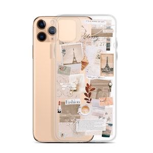 French Mood Board Collage Phone Case for iPhone 17 16 15 14 13 Pro 12 ...
