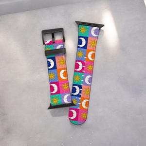 Eclectic Sun and Moon Apple Watch Band - Fits All Apple Watch Series 1 ...