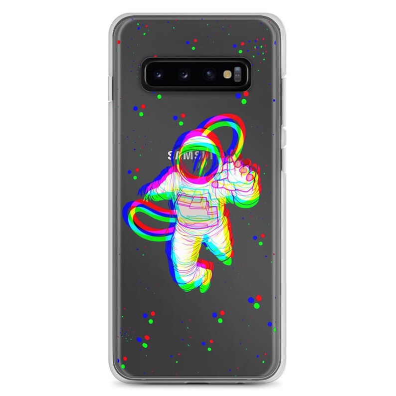 Glitch Astronaut Phone Case Clear Case For iPhone 12 11 Pro | Etsy