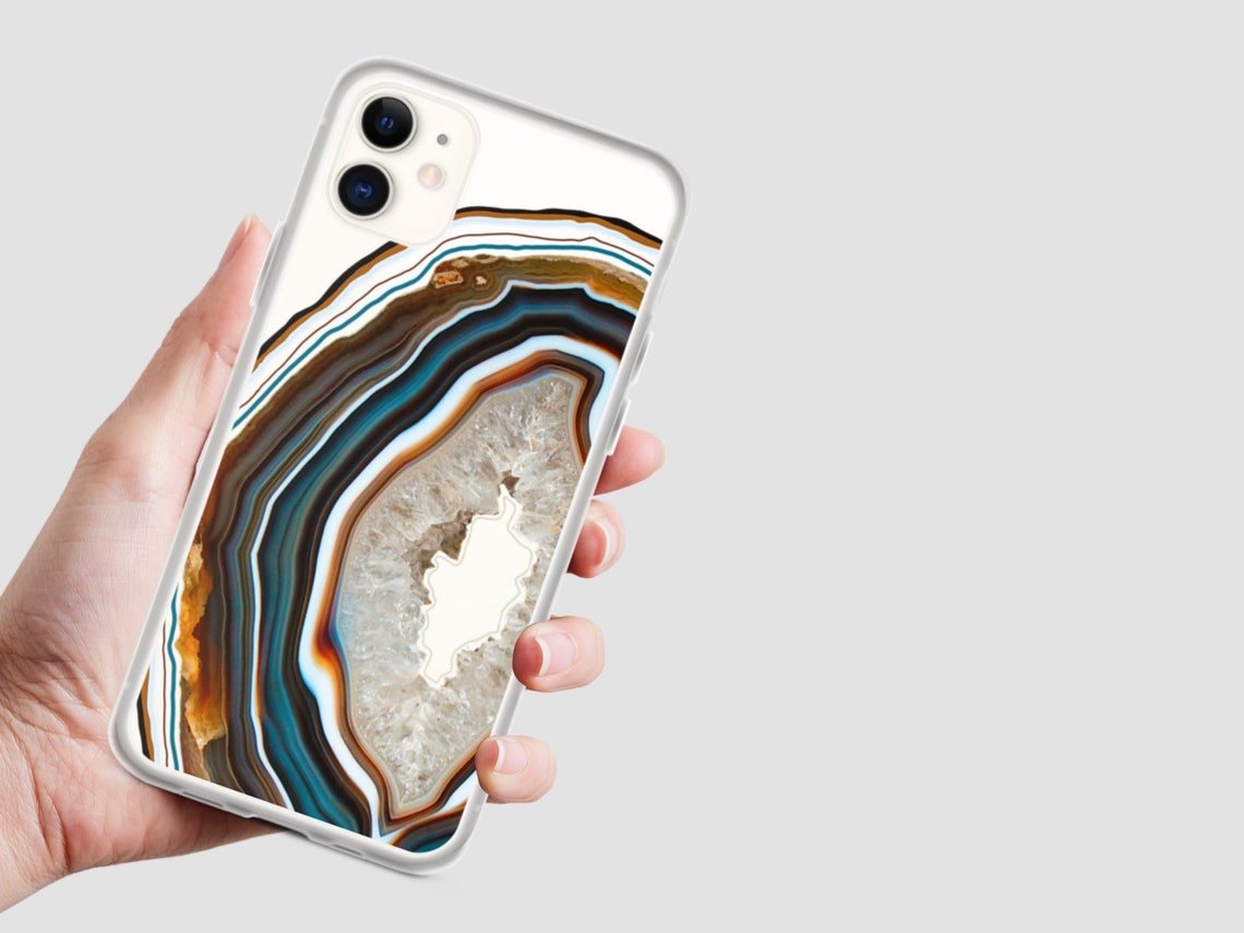 Agate Slice Geode Phone Case for Iphone 13 12 Mini XR X 7 8 SE - Etsy