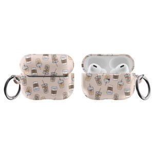 Cute Coffee Airpods Case Aesthetic Air Pods Case Pretty Pink Air Pod ...