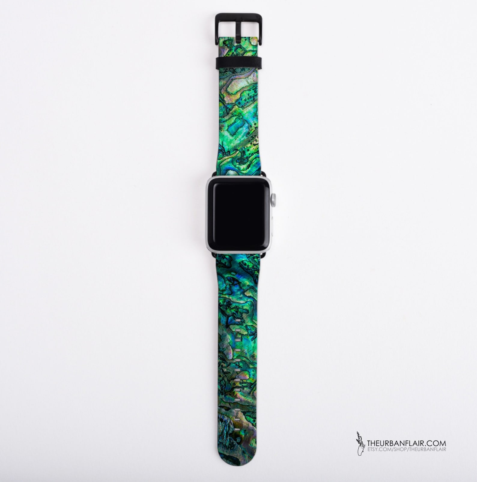 Green Abalone Paua Print Apple Watch Band 40mm 38mm Iwatch - Etsy