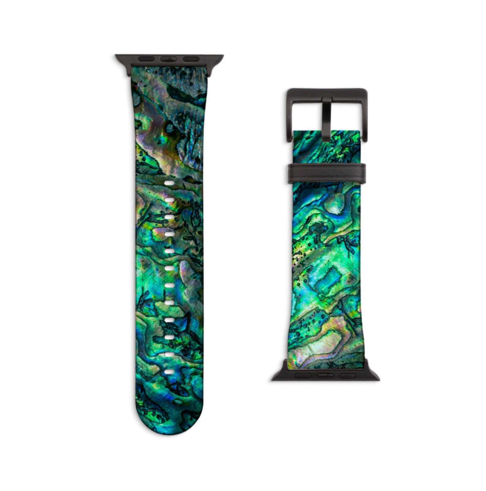 Green Abalone Paua Print Apple Watch Band 40mm 38mm Iwatch - Etsy