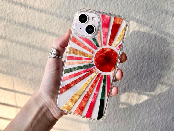 Boho Sun Rays Clear Phone Case for Iphone 13 12 Mini 11 Pro - Etsy