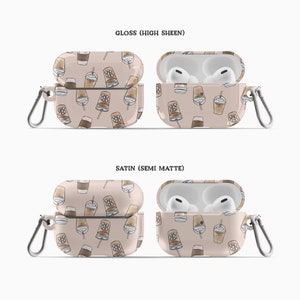 Cute Coffee Airpods Case Aesthetic Air Pods Case Pretty Pink Air Pod ...
